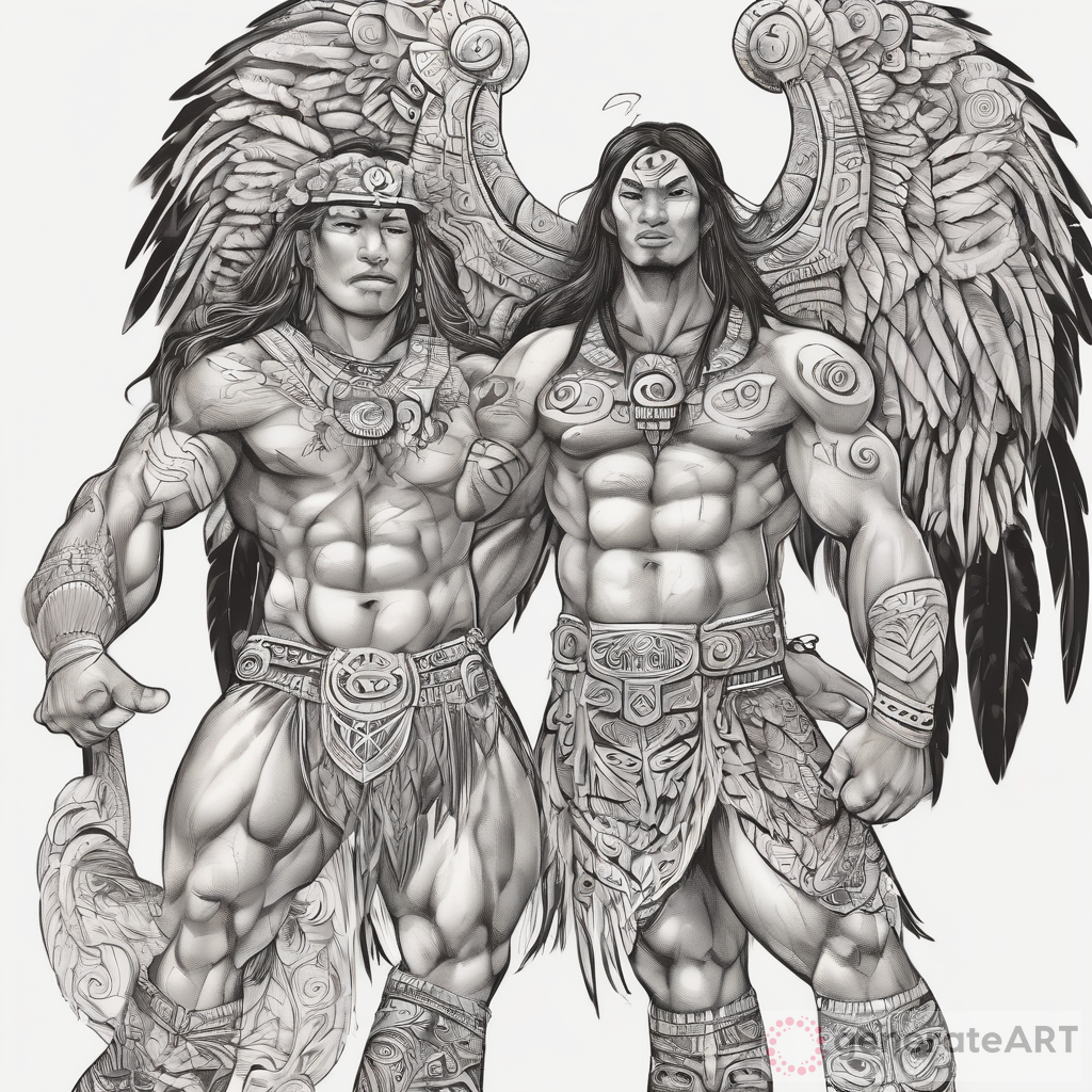 The Mighty Maori Arc Angel: Power, Muscle, and Tradition | GenerateArt