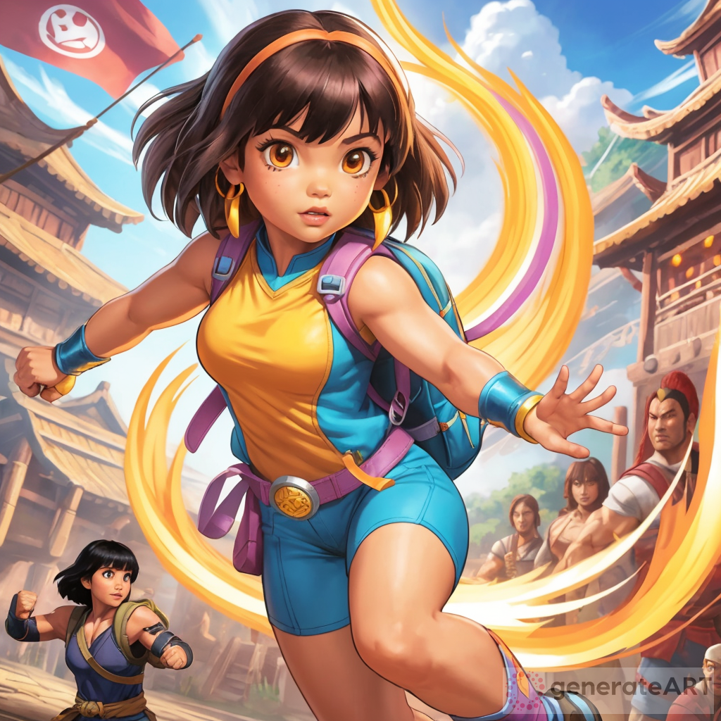 Dora the Explorer Wields Her Backpack in Epic Mortal Kombat Battle ...