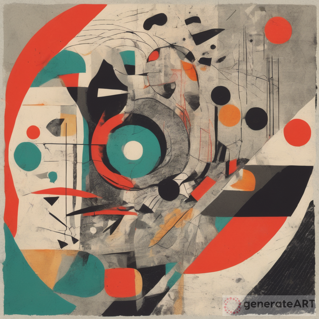 Intricate Abstract Painting with Dadaism Style | GenerateArt Intricate Abstract Painting with Dadaism Style | GenerateArt