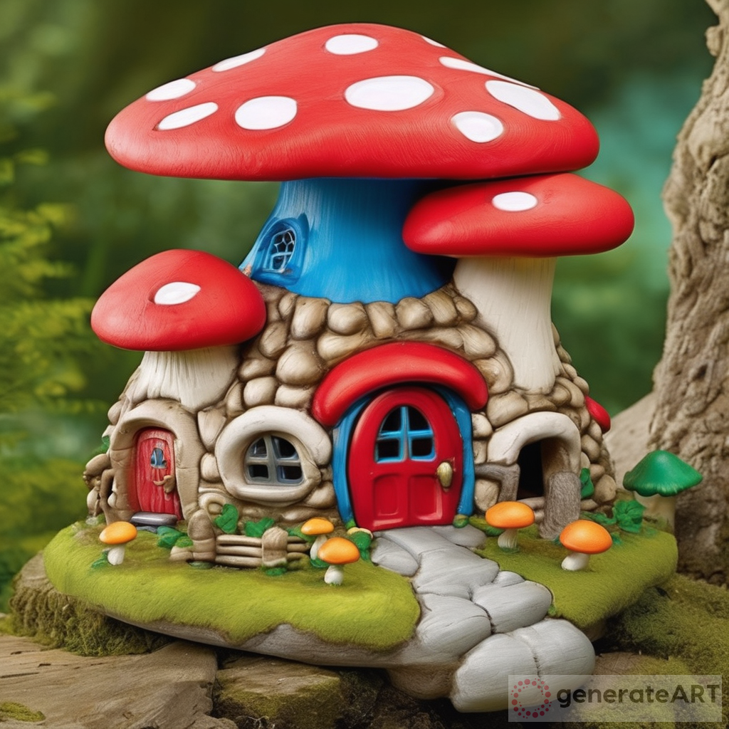 New Complex Mushroom House In Smurfs World Generateart