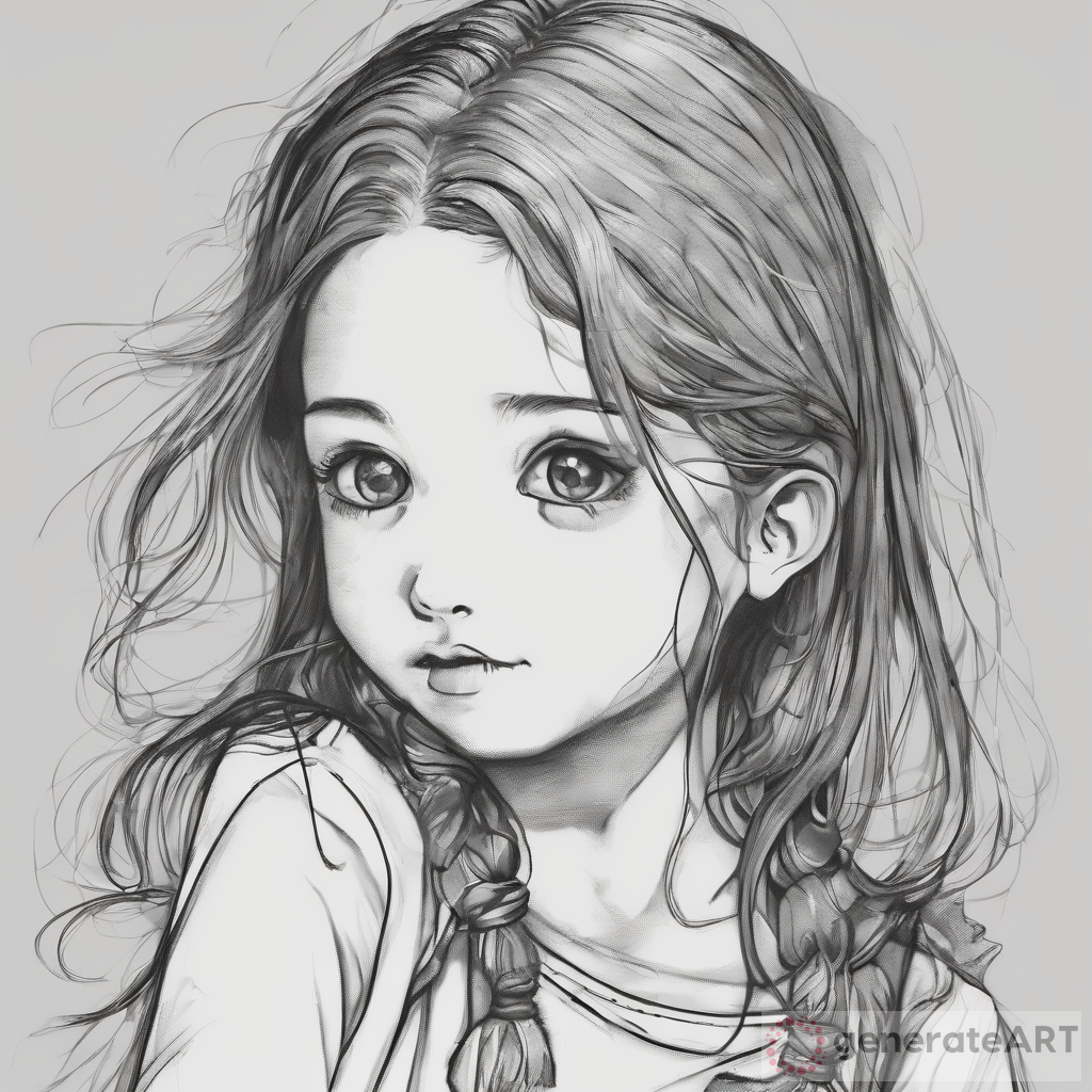 Serenity In The Sun Girl In Field Art Generateart