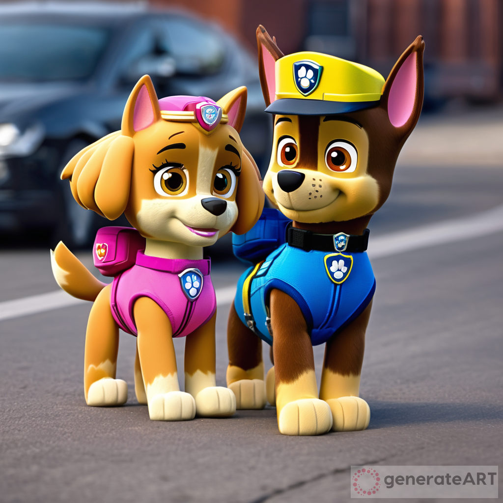 Sexy Female Chase Paw Patrol Fan Art Generateart